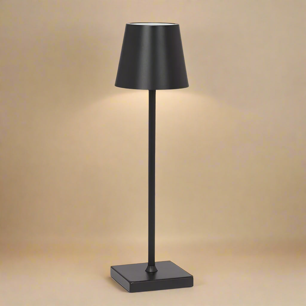 15" Black LED Table Light – Above and Beyond Home Decor